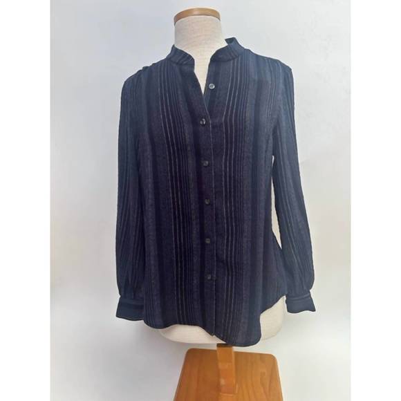 Kal Rieman | Tops | New Kal Rieman Jolene Poet Blouse In Dark Blue ...